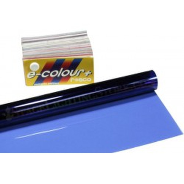 Rosco E-Colour 501 New Colour Blue (Robertson Blue) - 21in. x 24in. Sheet (Rosco E-Colour Sheet ...